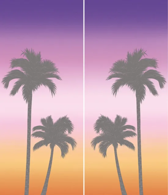 PALME S/2 ROSA A+B COMP. 2 PZ RETT. 120×280