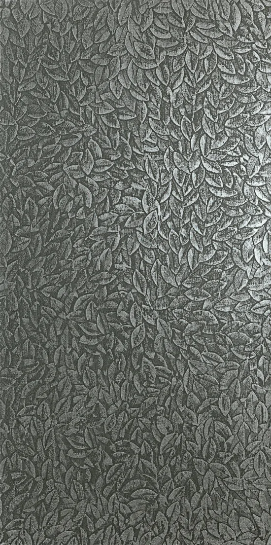 WALL 24 – FOLIAGE SILVER RETT. 60X120