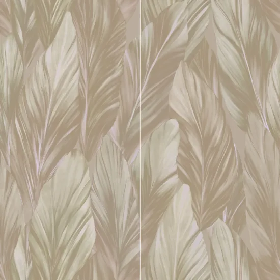 WALL 35 – FOGLIAME INFINITO CHAMPAGNE A+B COMP. 2 PZ RETT. 120×120