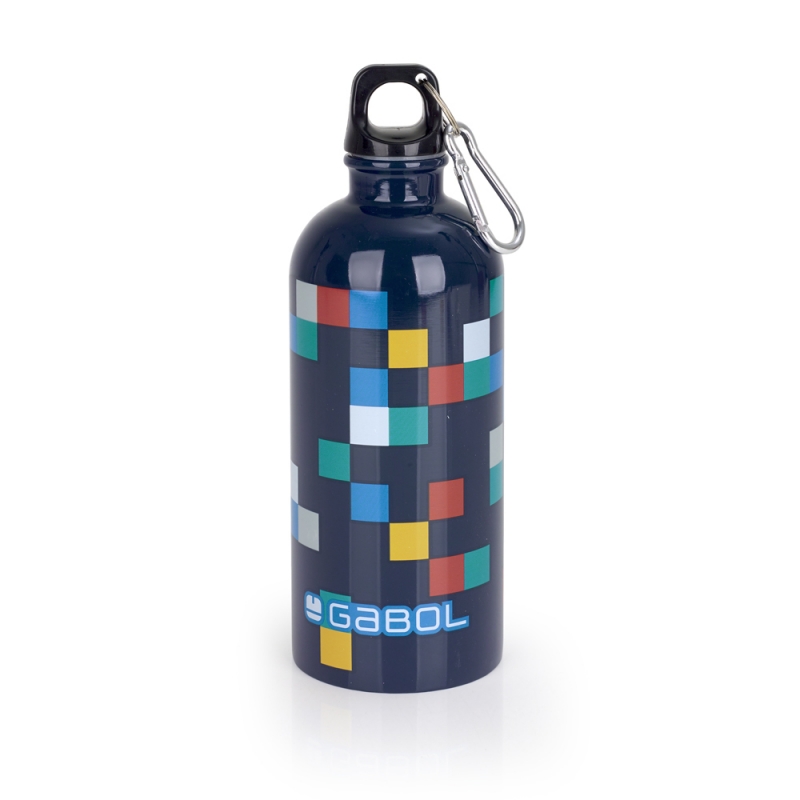 ALUMINIJUMSKA BOCA ZA VODU SA ZAKAČKOM 7X21 CM 600ML CUBIC GABOL
