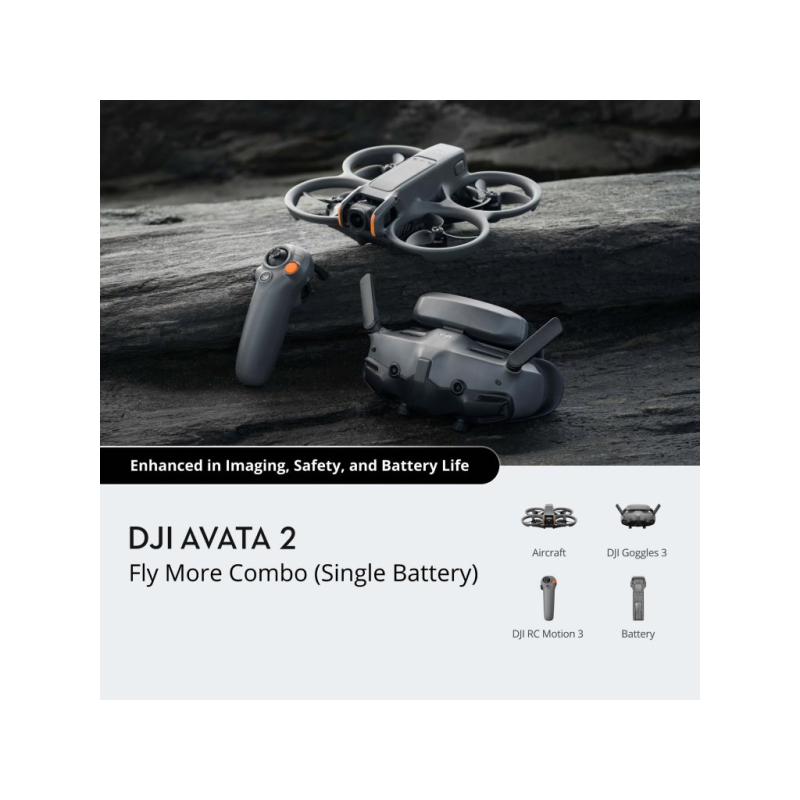 DRON DJI AVATA 2 FLY MORE COMBO (SINGLE BATTERY)