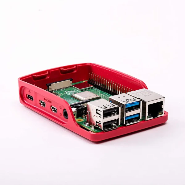 Raspberry Kućište za Raspberry Pi 4 crveno belo