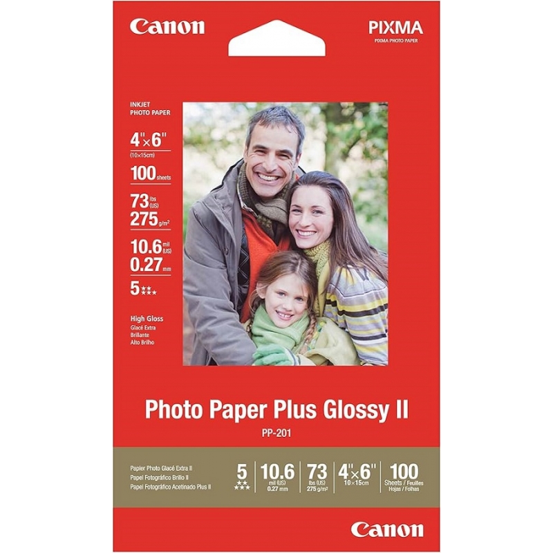 Foto Papir Canon PP-201 4x6 Inc 100Sh