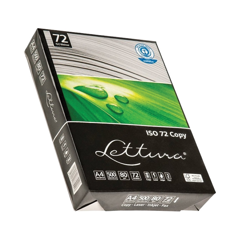 Papir ILK Lettura A4 80g Office 72 100% Reciklirani Pk500 Hainsberg Papier