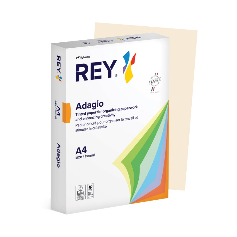 Papir Copy Rey Adagio A4 80g Pk500 Sylvamo 93 Krem (Ivory)