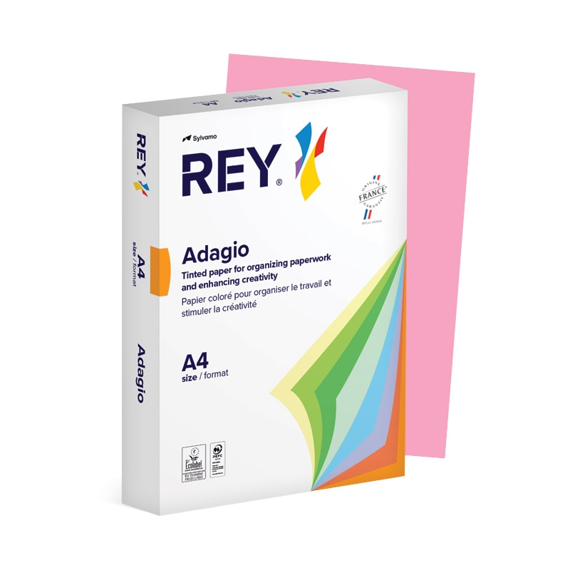 Papir Copy Rey Adagio A4 80g Pk500 Sylvamo 05 Roze (Candy)