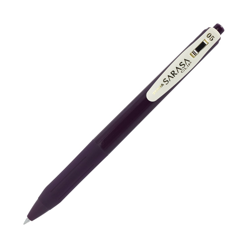 Roler Gel 0,5mm Sa Gumenim Gripom (Uložak Ljubičasti) Sarasa Clip Vintage2 Zebra 69310 Ljubičasti