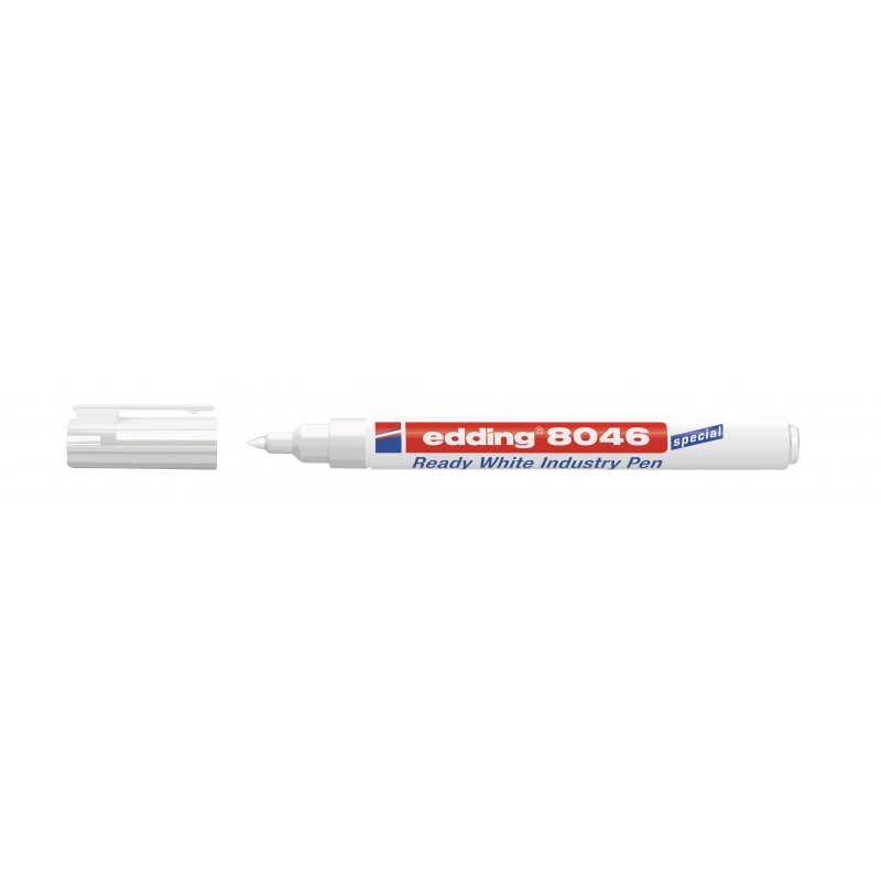 Industrijski Marker E-8046 Ready White Pen 1-3mm Edding Bela