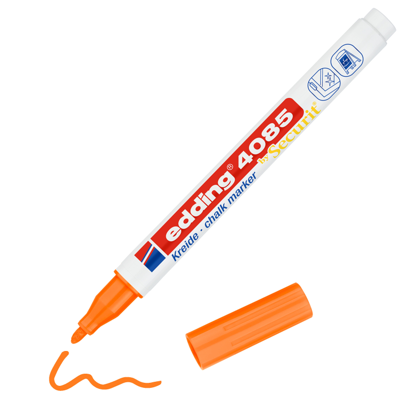 Marker Za Staklo CHALK MARKER E-4085 1-2mm Neon Edding Narandžasta
