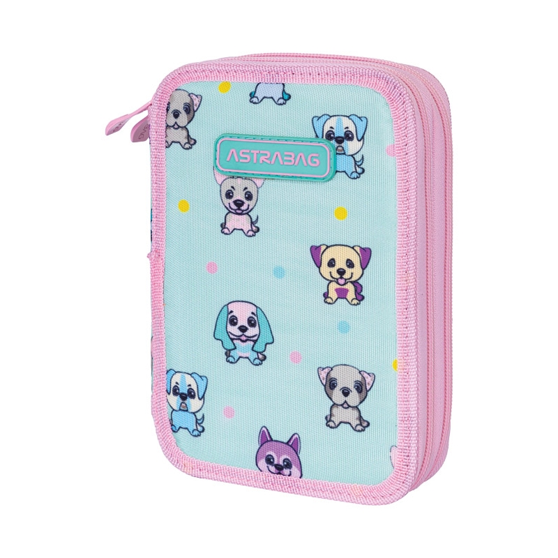 Pernica Prazna 2zipa AC2 Puppie's Word 24.Astrabag 503024002 Tirkizni