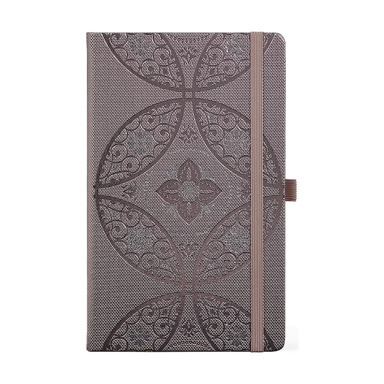 Notes 13x21cm Linije 192strane S Gumicom OrientalCharme Fossil Arabesque FSC Castelli 0QO4LO-A91