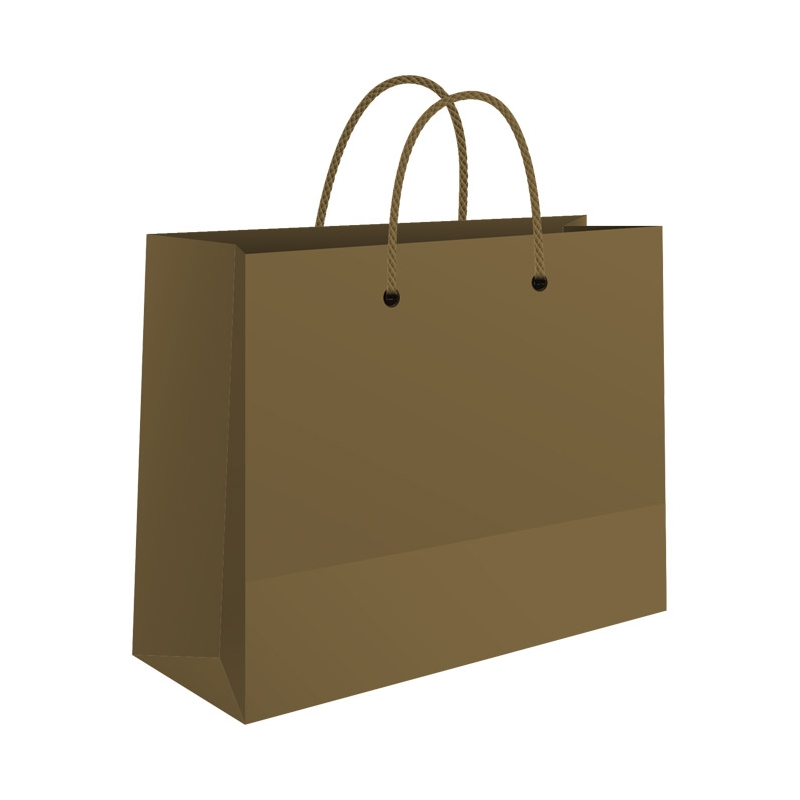 Kese Ukrasne 24x16x7cm Sjajne Plastificirane Fornax Zlatne