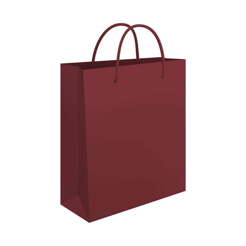 Kese Ukrasne 34x39x10cm Sjajne Plastificirane Fornax Bordo