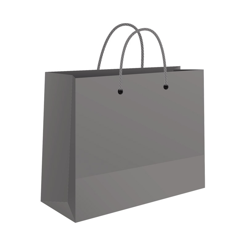 Kese Ukrasne 50x37x12cm Sjajne Plastificirane Fornax Srebrne