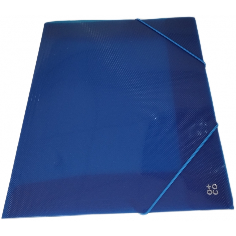 Fascikla PVC Sa Gumicom A4, 320x246x10mm, Providna O+CO Plava