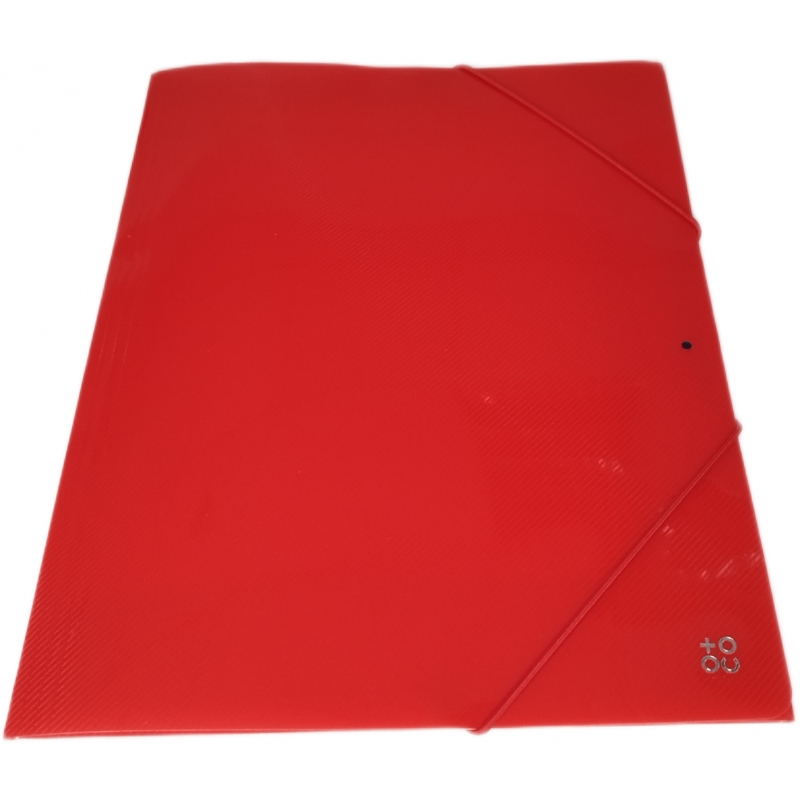 Fascikla PVC Sa Gumicom A4, 320x246x10mm, Providna O+CO Crvena