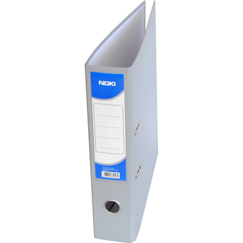 Registrator PVC Normal 70mm, Sa Ojačanjem, A4 Noki Siva