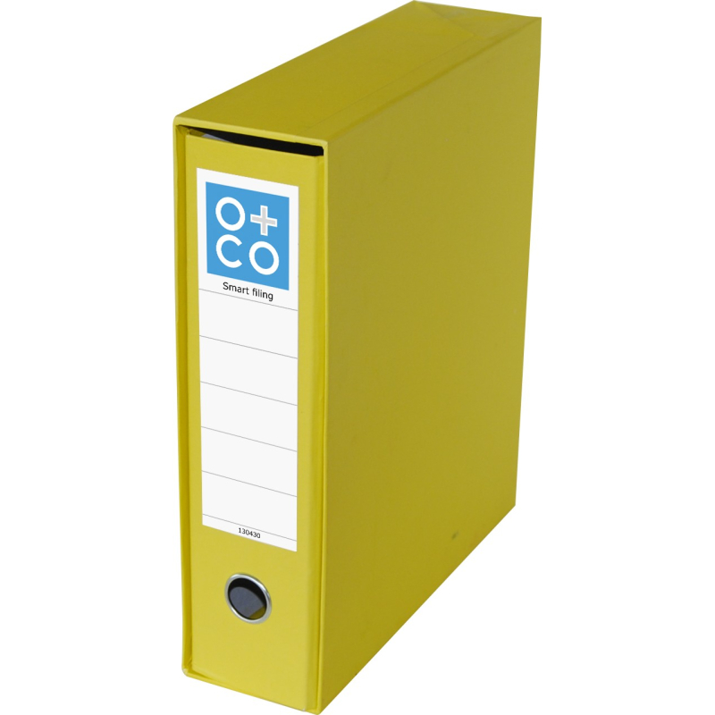 Registrator A4 Normal O+CO Sa Mikroval Kutijom "Smart Filing" O+CO Žuta