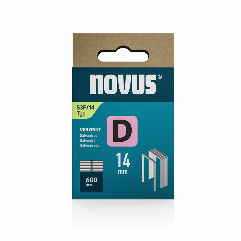 Klamerice Novus 53/14 Tip D, 1/600 Novus