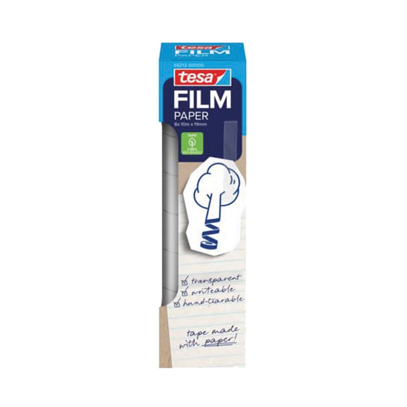 Traka Lepljiva Papirna 19mm/10m Pk8 Tesafilm Tesa 59213 Providna