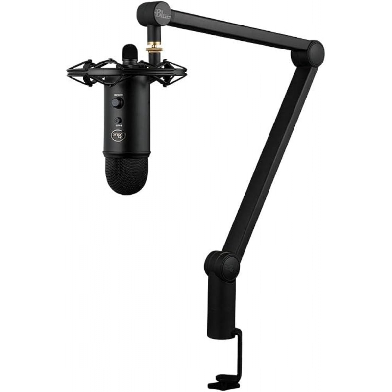 Logitech G Compass Premium Broadcast Boom Arm (For All Yeti Mic.) - BLACK