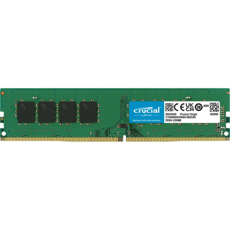 Memorija CRUCIAL 32GB/DIMM/DDR4/3200MHz/Crna