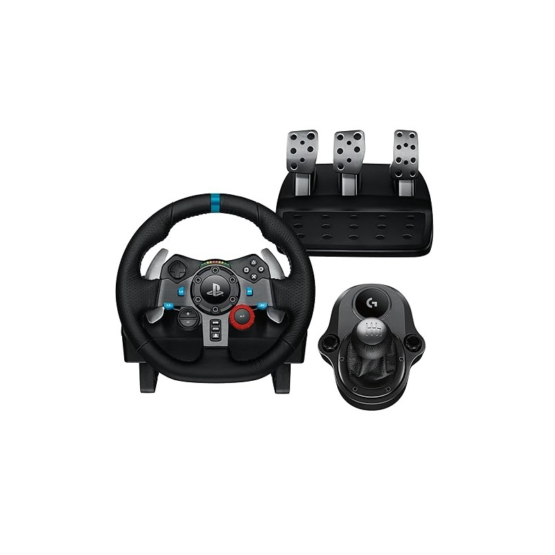 Logitech G29 Driving Force Gaming Racing Wheel + Logitech Shifter