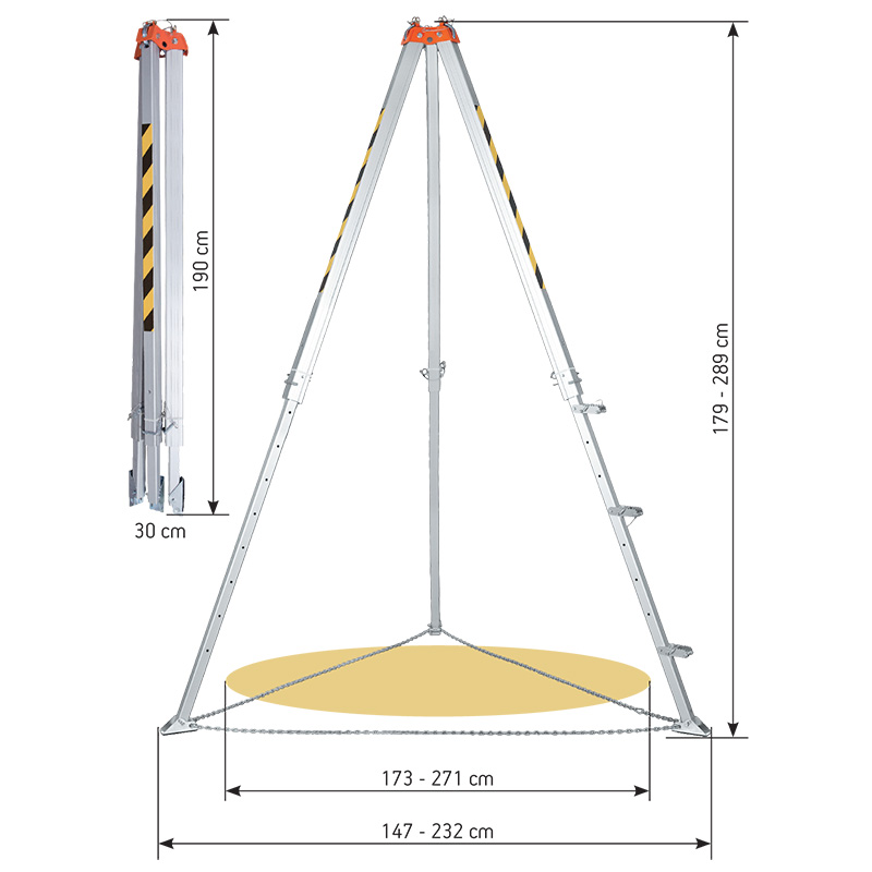 Albo Tripod/postolje za evakuaciju za dve osobe, ZPP-TM13