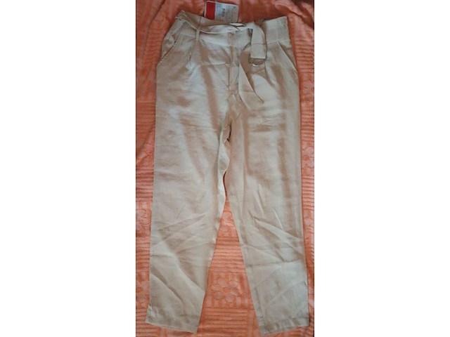 Pantalone ženske krem-nove