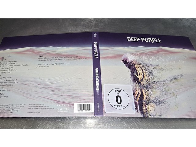 Deep Purple - Whoosh! CD+DVD , ORIGINAL