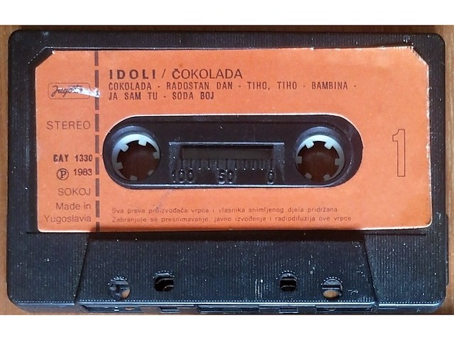 MC: IDOLI - Čokolada (1983) NM, ODLIČNA, bez omota