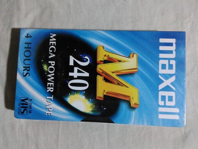 Maxell M 240, novo, VHS