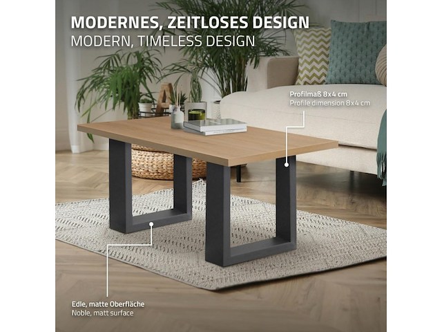 ECD Germany Metalne Nogare 30x43cm - Premium Industrial