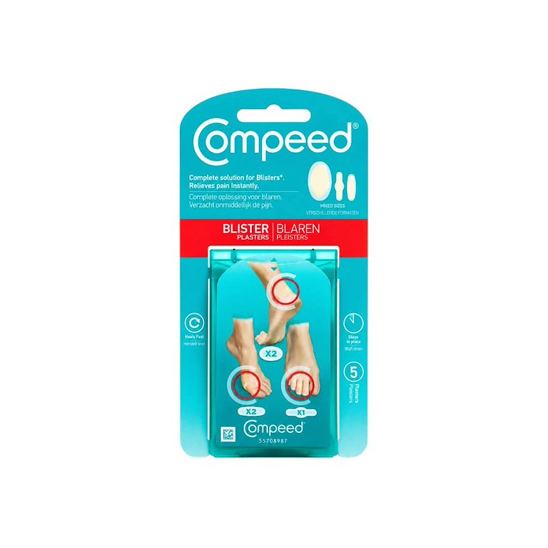 Compeed Flasteri Protiv Žuljeva Mix 5 Komada