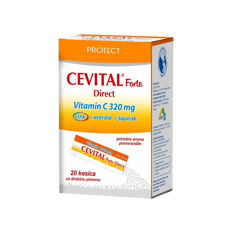 Esensa CEVITAL Forte Direct 20 Kesica; Vitamin C, Cink, Acerola i Šipurak