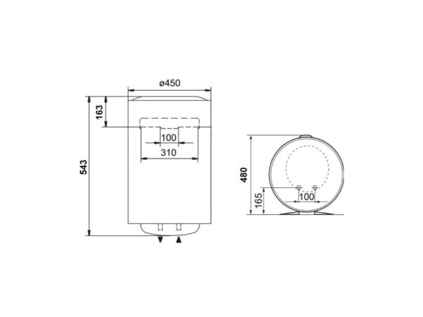 Bojler ARISTON PRO1 R 50 V 2K SRB ( 3201534 )