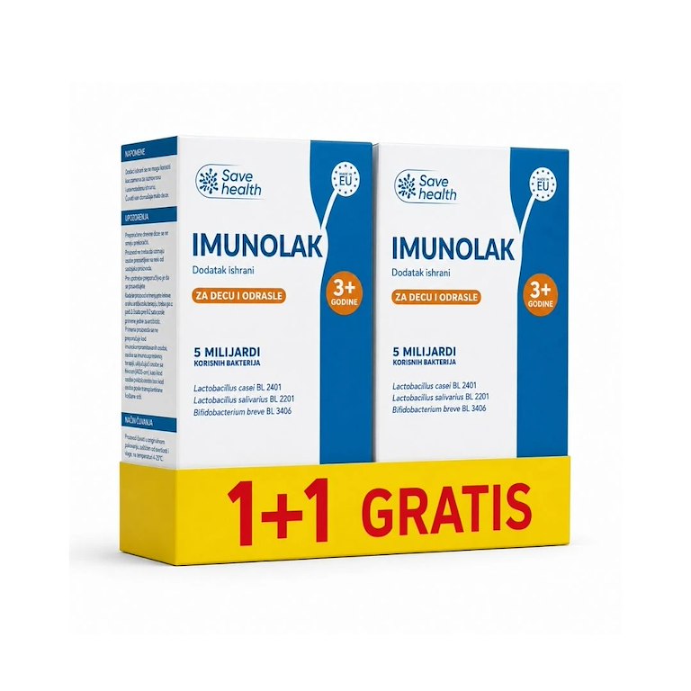 Imunolak za Decu i Odrasle 30 Kapsula 1+1 GRATIS