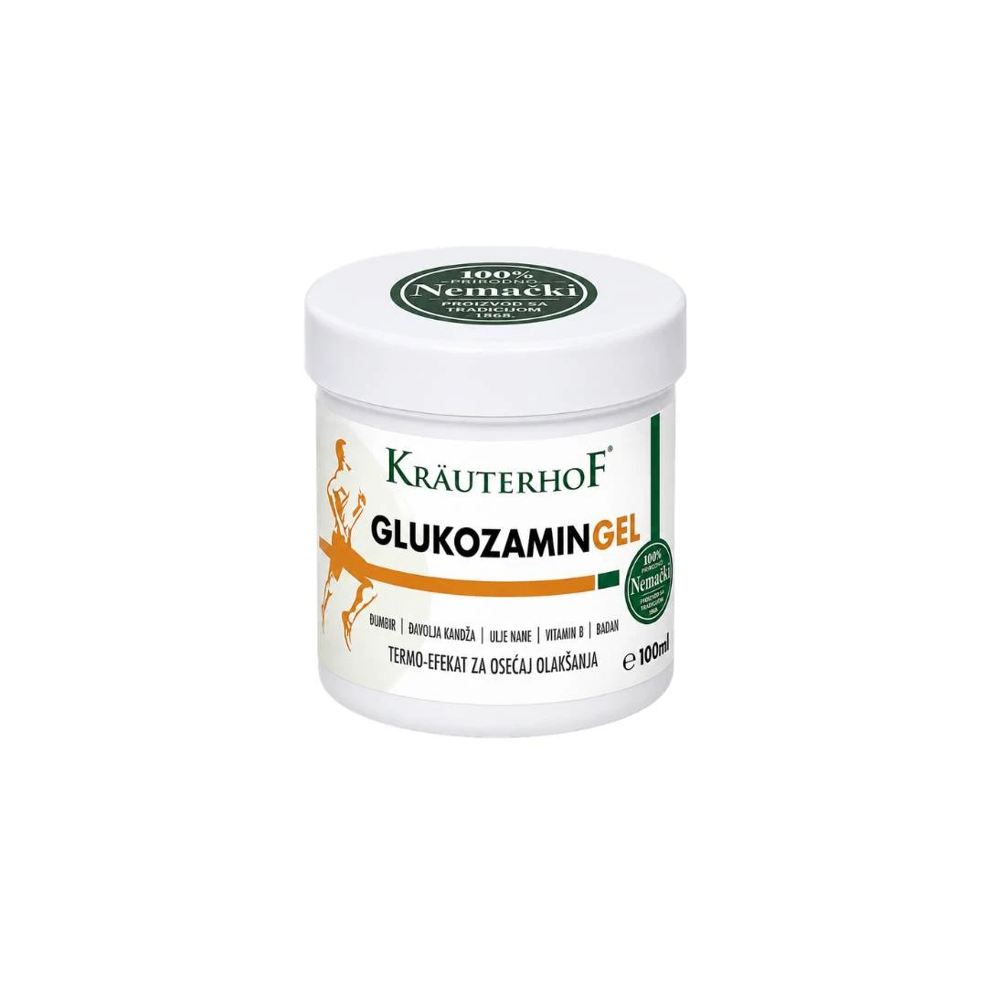 KRÄUTERHOF® Glukozamin Gel sa Termo Efektom za Osećaj Olakšanja 100 mL