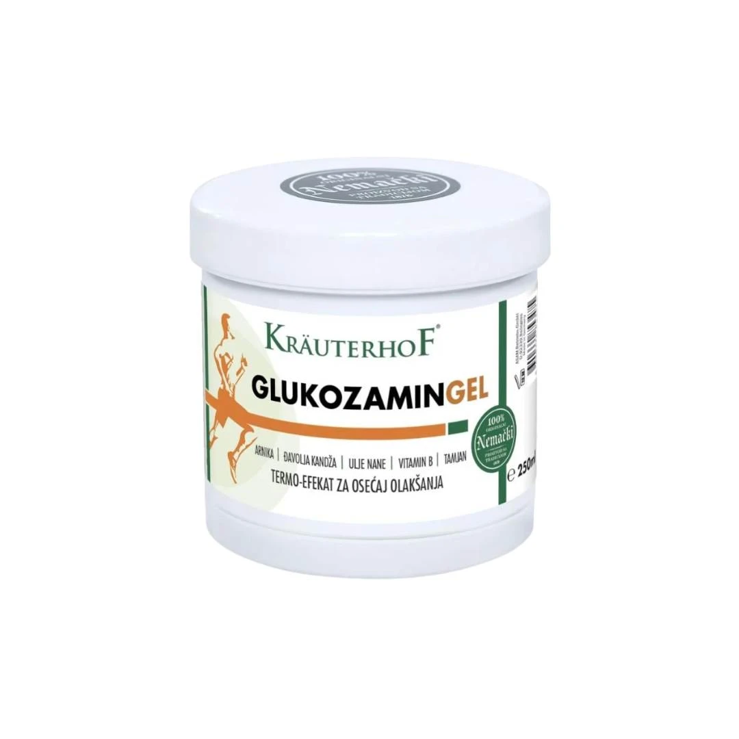 KRÄUTERHOF® Glukozamin Gel sa Termo Efektom za Osećaj Olakšanja 250 mL