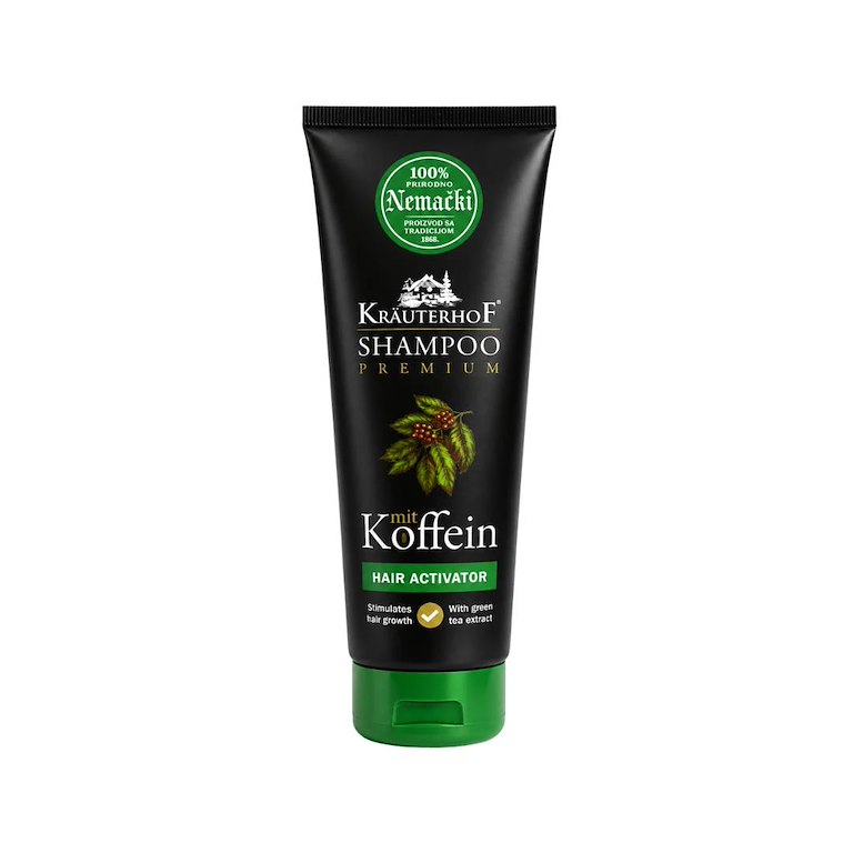 KRÄUTERHOF® Hair Activator Šampon za Kosu sa Kofeinom i Ekstraktom Zelenog Čaja 250 mL