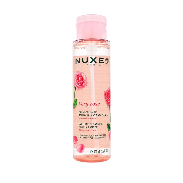 NUXE Very Rose Umirujuća Micelarna Voda za Skidanje Šminke 400 mL