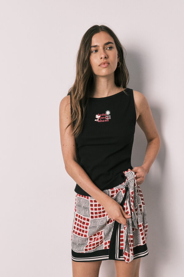 Set aus Top und Hosenrock