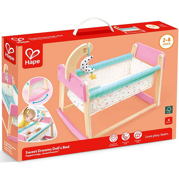 Kolevka za lutku drvena Hape Toys 22003524