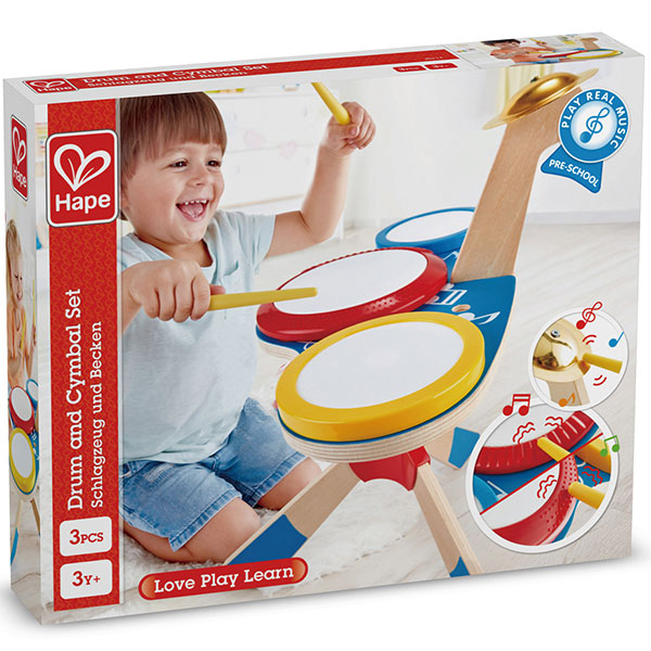 Bubnjevi set drveni Hape Toys 003131