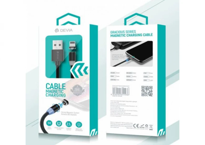 KABL USB SERIES MAGNETIC TYPE C CRNI DEVIA 022937