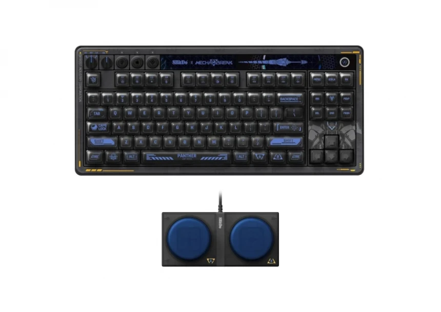Bežična tastatura 8BitDo Retro 87/mehanička/RGB/MechaBREAK + Dual Super Buttons