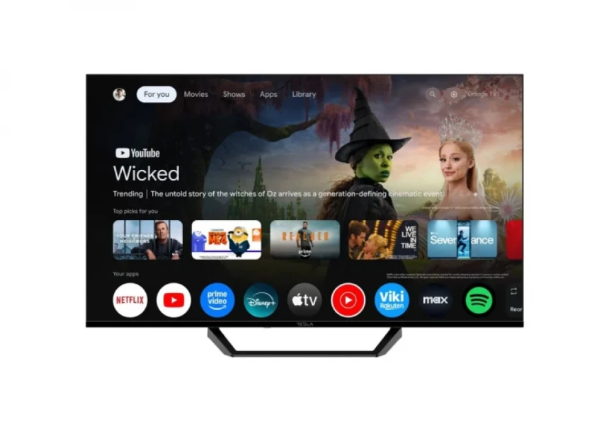 Smart LED TV 43 Tesla 43E655BFS 1920x1080/FHD/DVB-T2/Bluetooth/WiFi/Frameless/GoogleTV