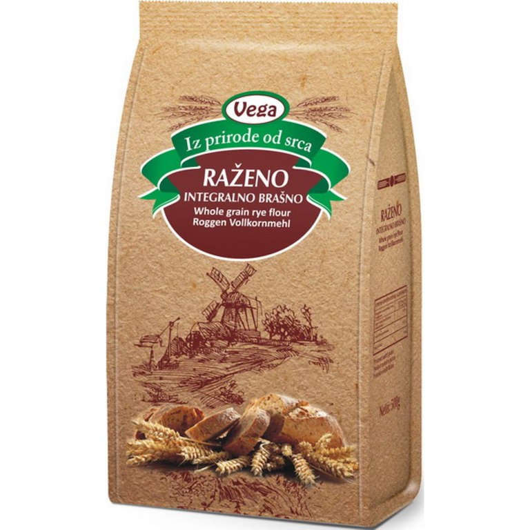 Vega brašno raženo integralno 500g vega