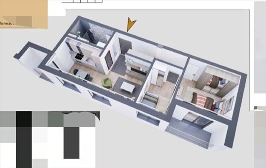 Voždovac, 2.0s, 53,74 m², novogradnja, LUX
