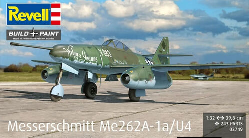 NEW! Revell 03749 Messerschmitt Me-262 A-1a / U4